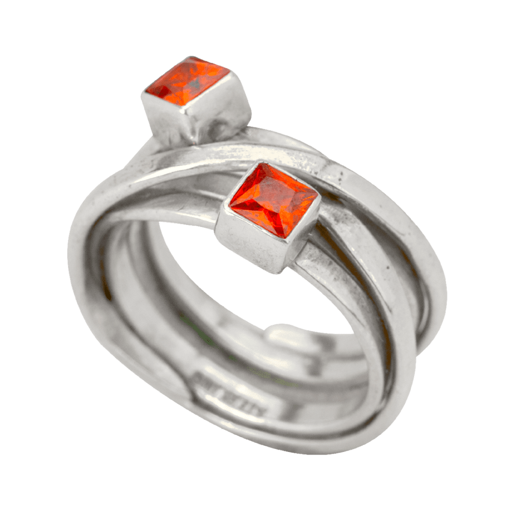 Pink Cross Ring GZ NW 1543 - Gertrude Zachary