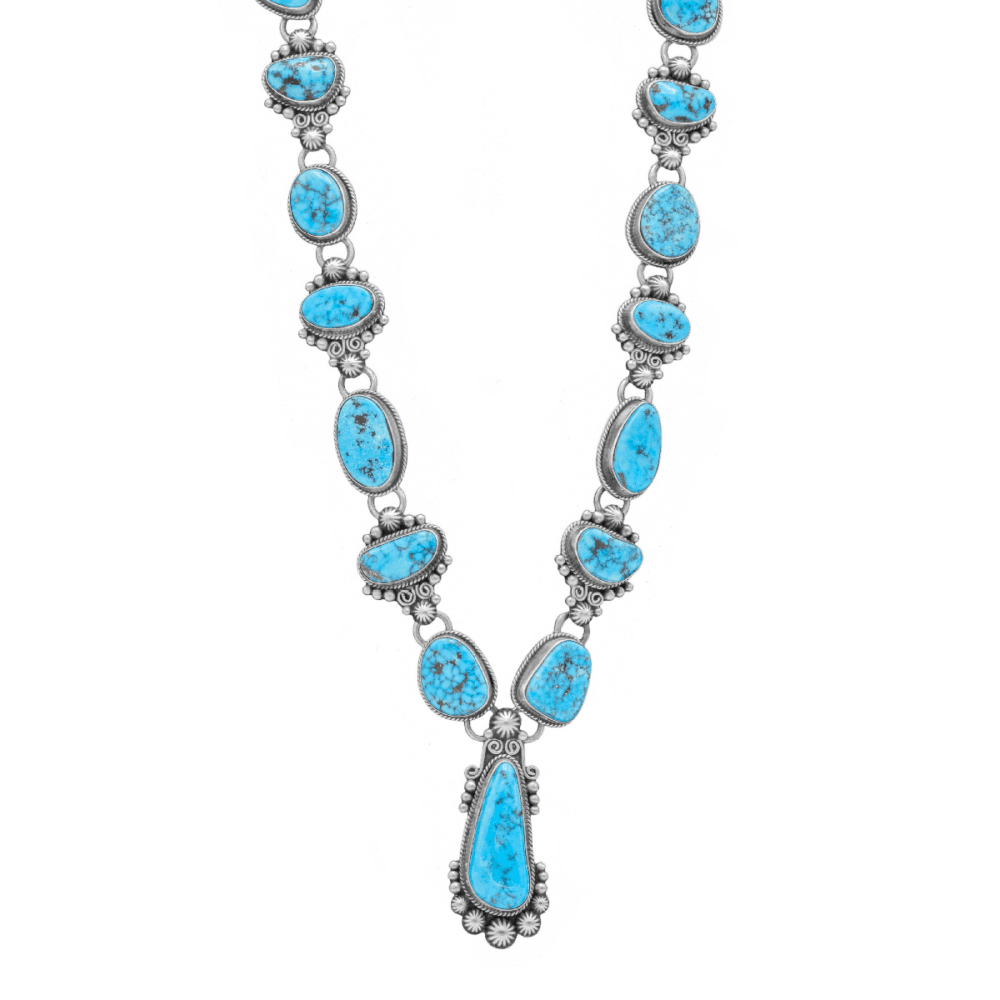 Kingman Turquoise Necklace GZ NW 2565 - Gertrude Zachary