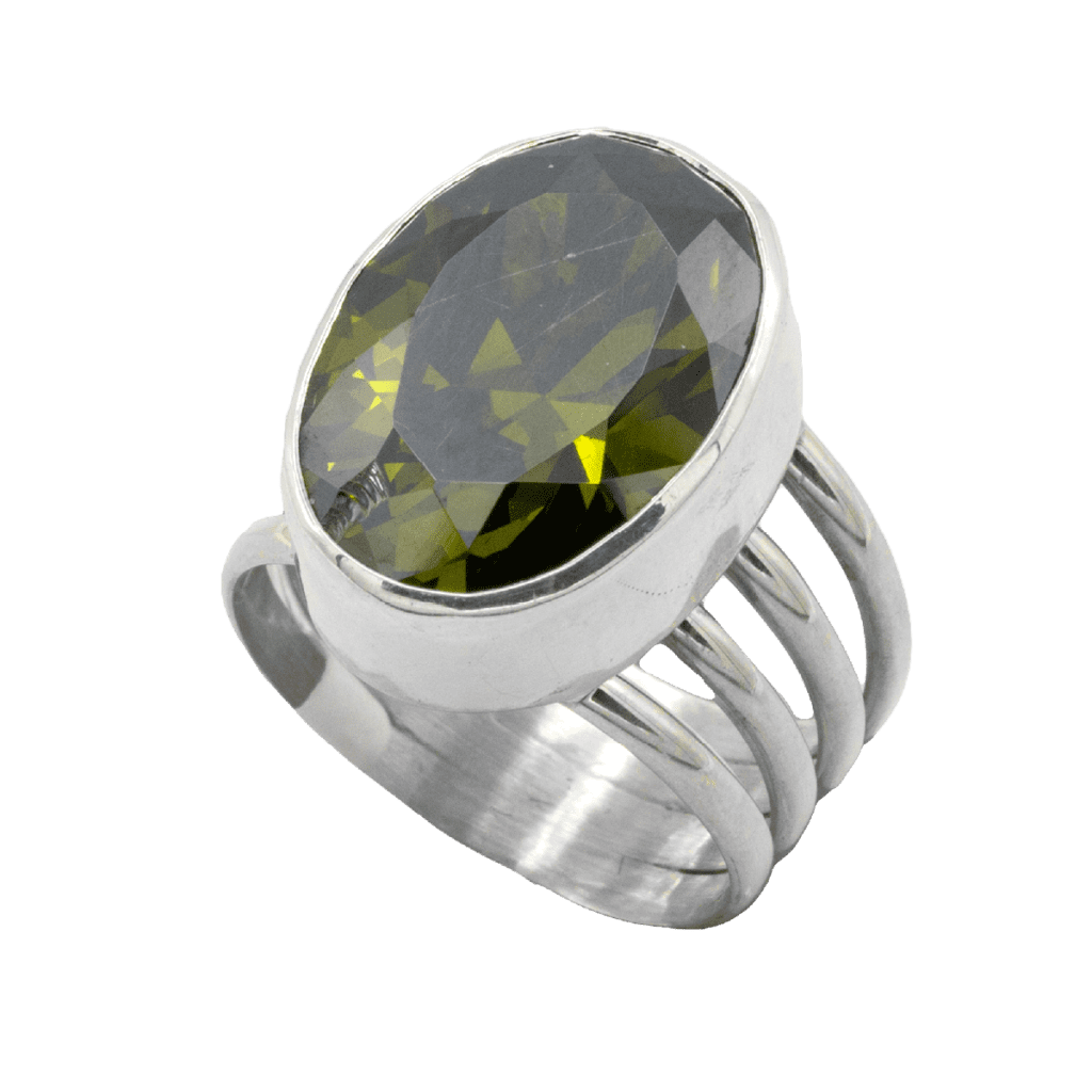 Olivine Ring GZ NW 4814 - Gertrude Zachary